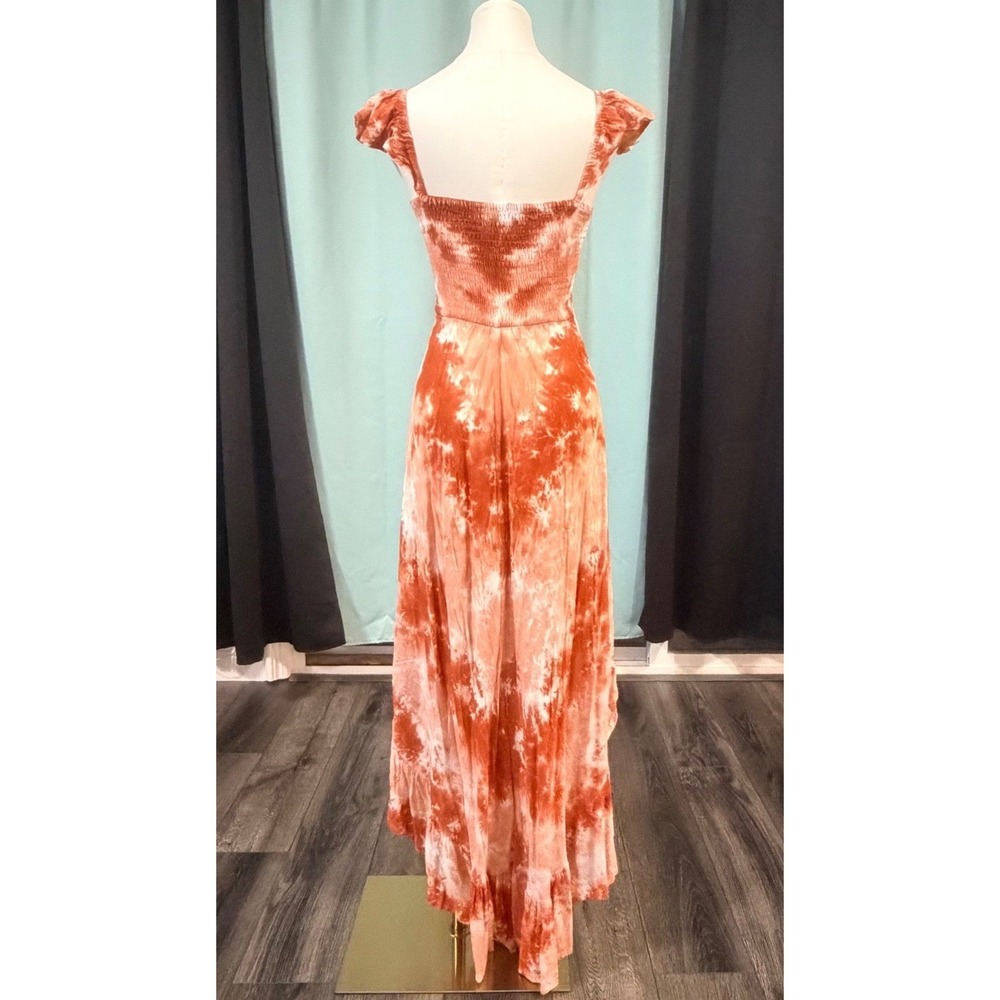Tiare Hawaii | Dresses | Tiare Hawaii Hollie Highlow Dress Orange Tie ...